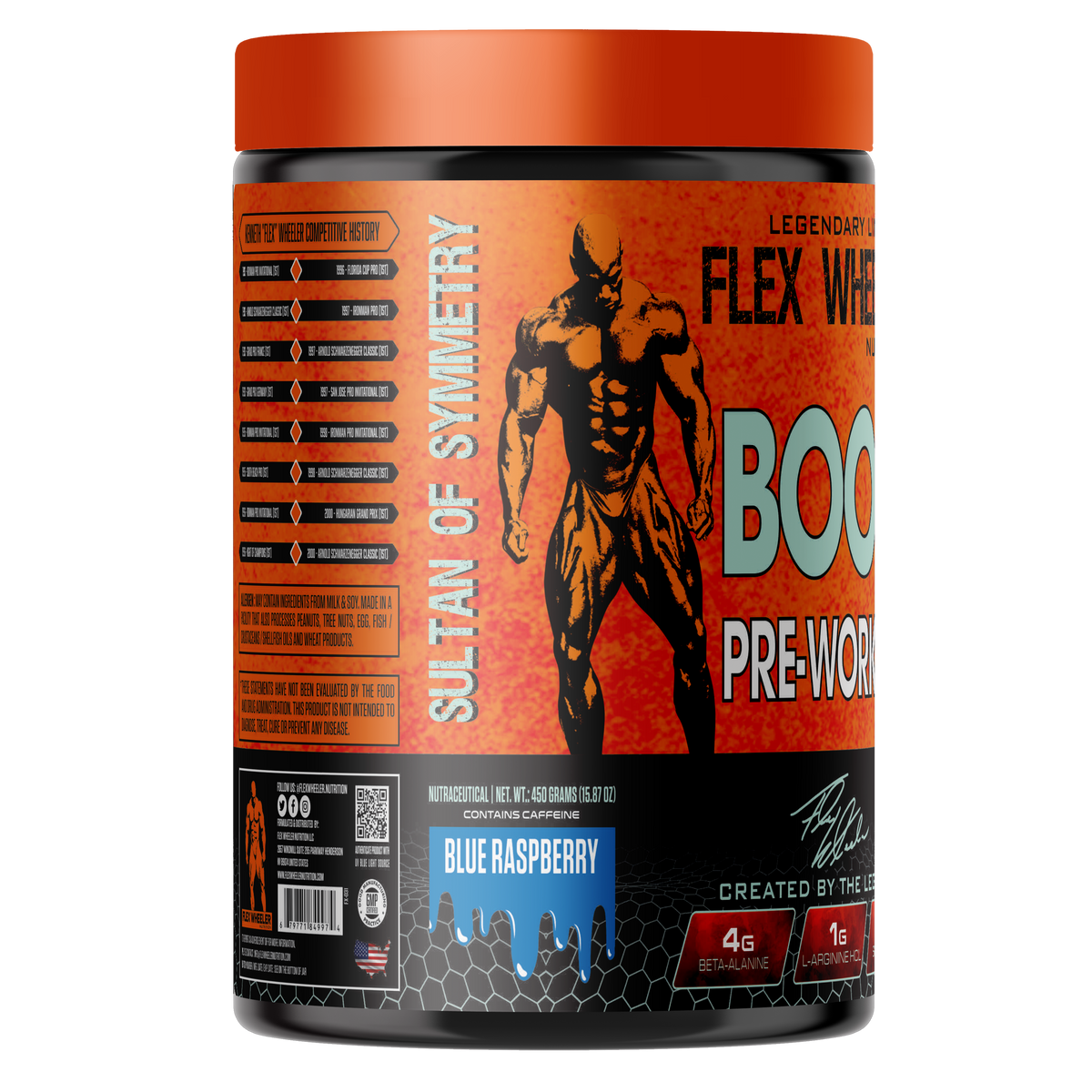 BOOM PRE WORKOUT 60 Servings – Flex Wheeler