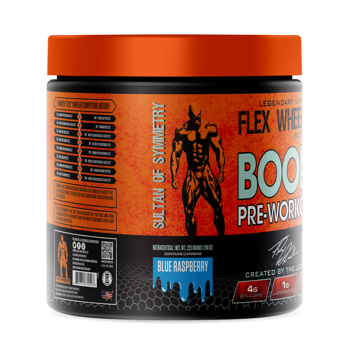 BOOM PRE WORKOUT 30 Servings – Flex Wheeler
